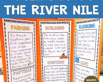 Ancient Egypt River Nile- Information Text and STEM Projects - Etsy