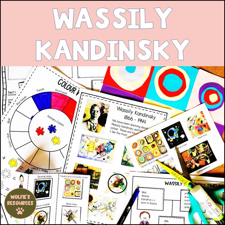 Wassily Kandinsky Power Point and Activities - Etsy