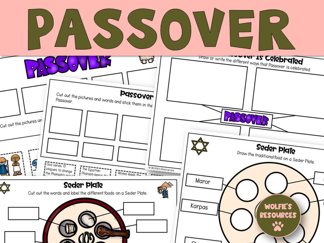 Passover Activities and Power Point - Etsy