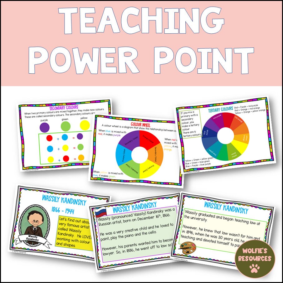 Wassily Kandinsky Power Point and Activities - Etsy