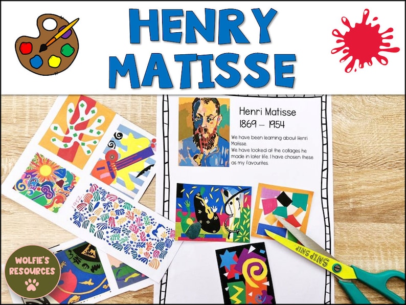 Henri Matisse Activities - Etsy