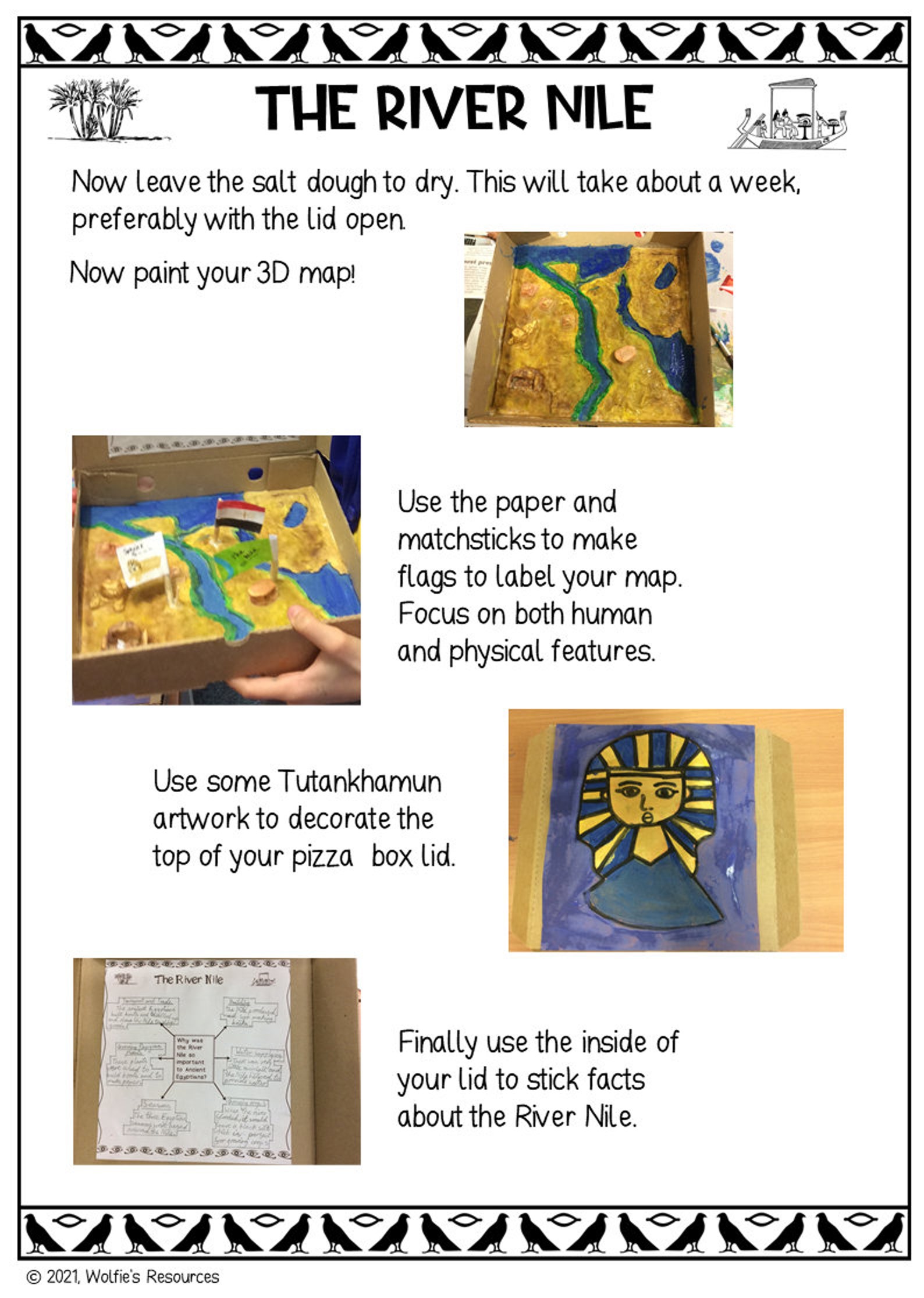 The River Nile Activities Ancient Egypt | Etsy