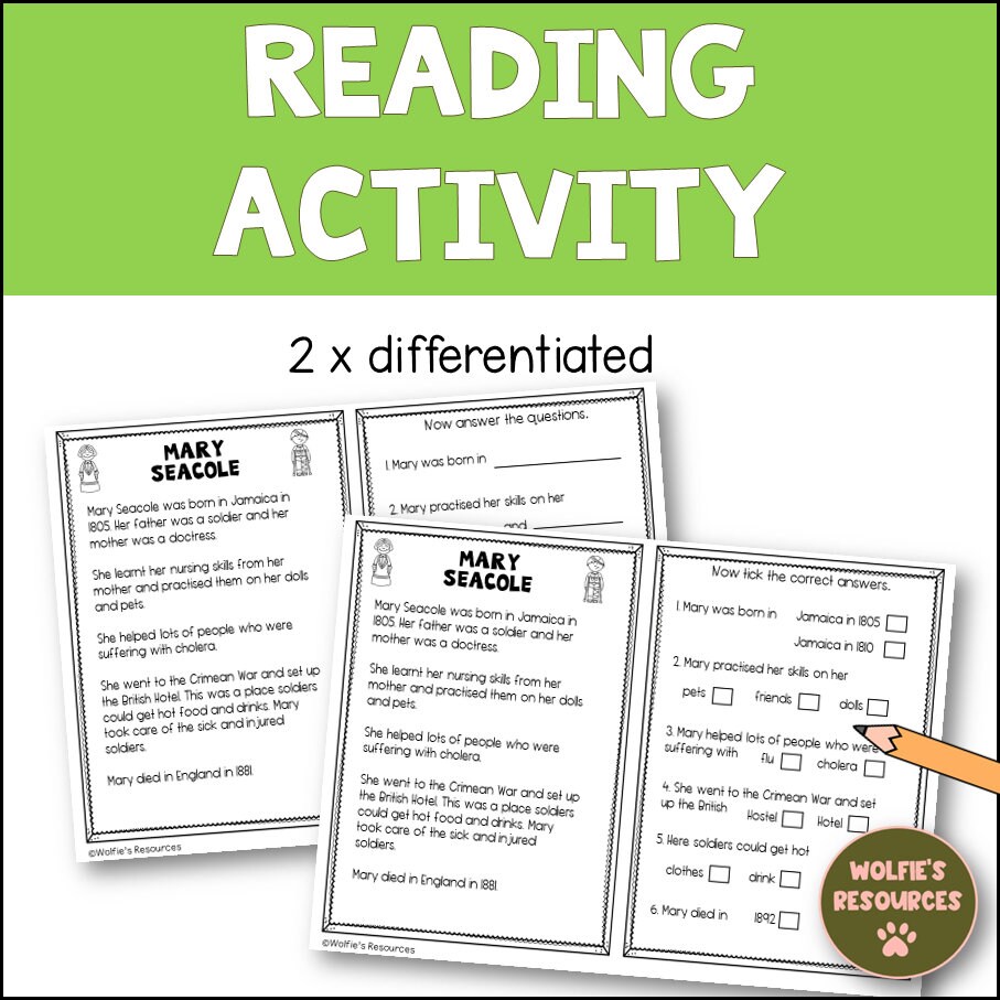 Mary Seacole PPT and Activities KS1 | Kindergarten | First Grade - Etsy