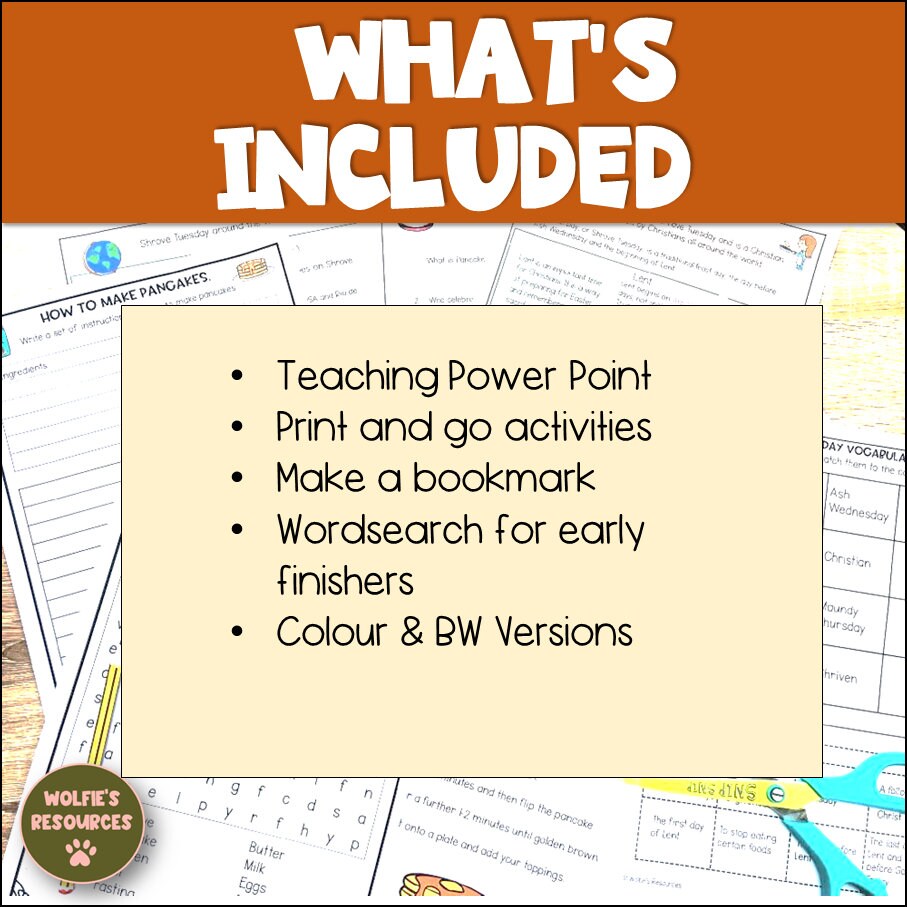 Pancake Day Shrove Tuesday Activities KS2 - Etsy