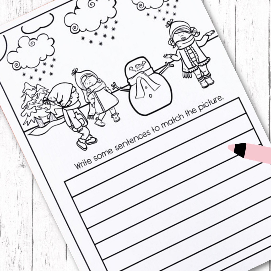 Winter Activities- Workbook - Display - Worksheets - Games - Power ...