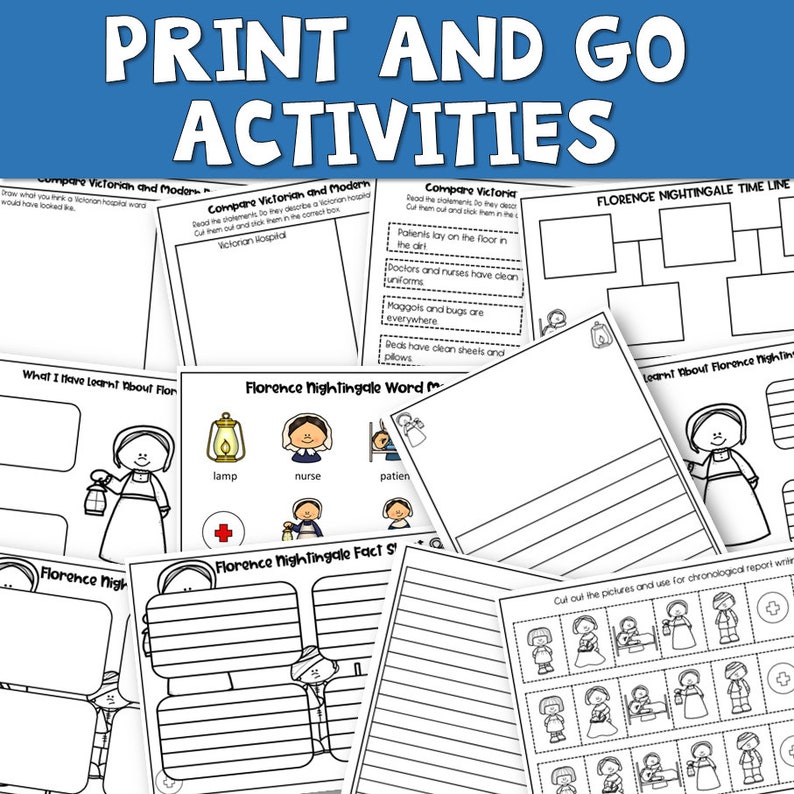 Florence Nightingale: PPT & Activities for Kids (ages 5-7) - Etsy