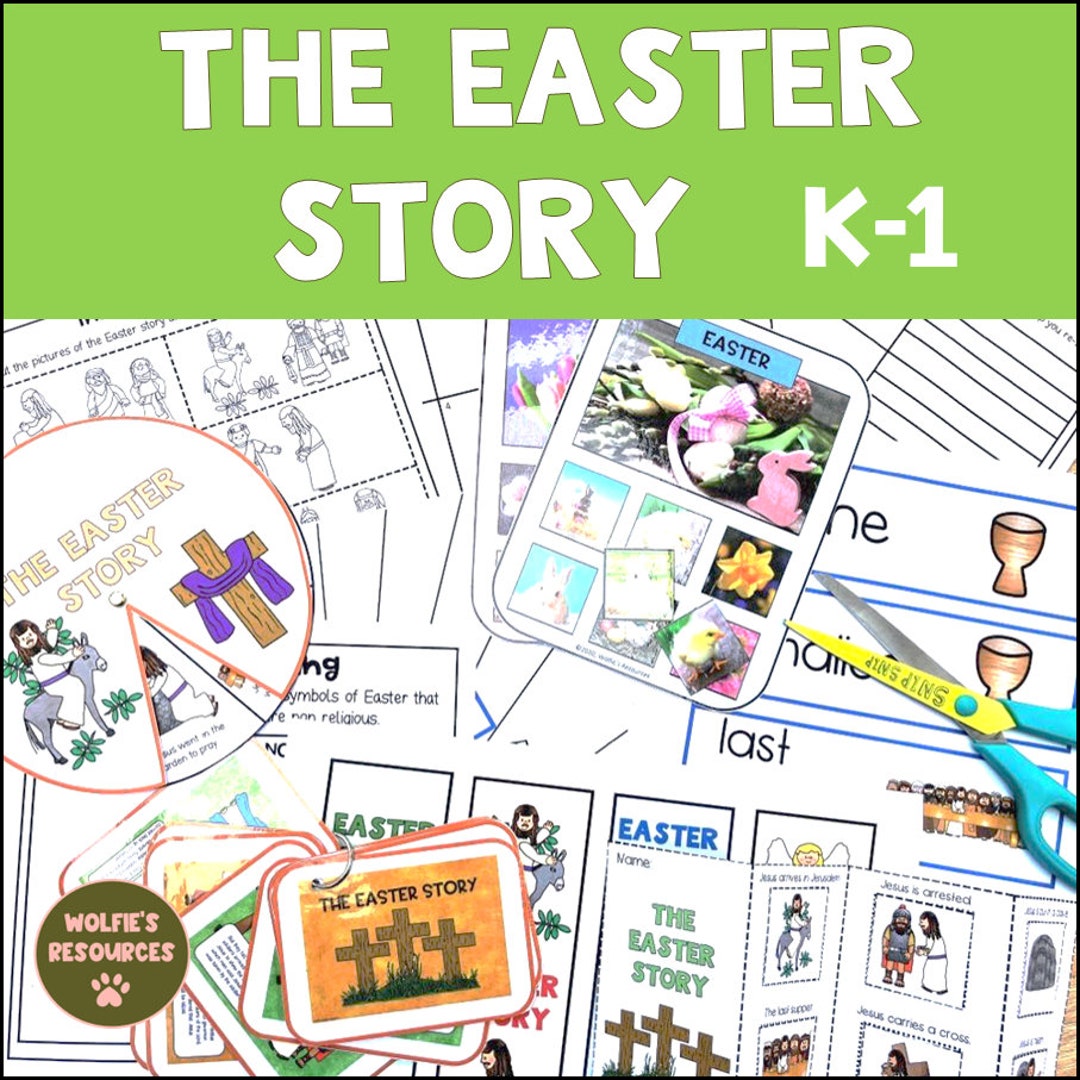 The Easter Story Activities and Crafts, Power Point, Homeschool, Sunday ...