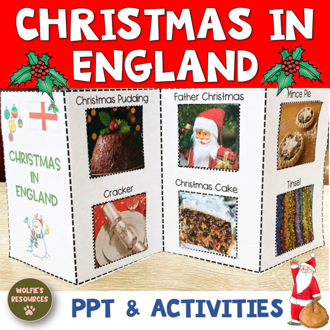 Christmas in England: Crafts, Activities & Powerpoint - Etsy