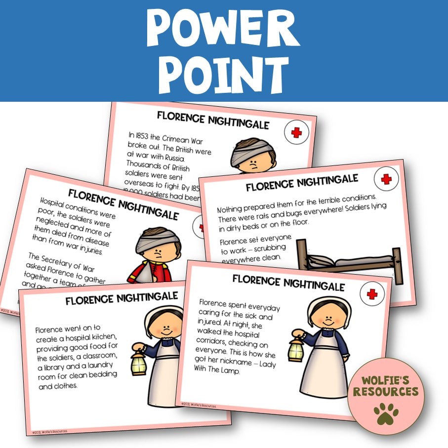 Florence Nightingale: PPT & Activities for Kids (ages 5-7) - Etsy