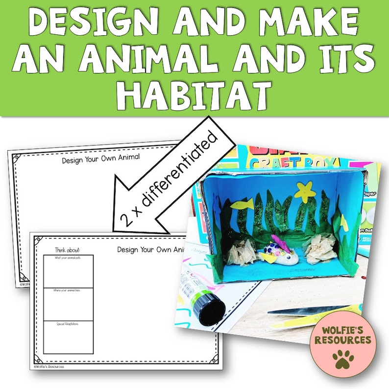 Animal Needs and Habitats - Etsy