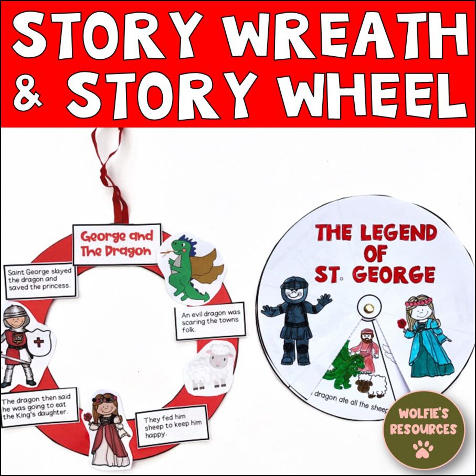 Legend of Saint George and the Dragon, Saint George's Day, Patron Saint ...