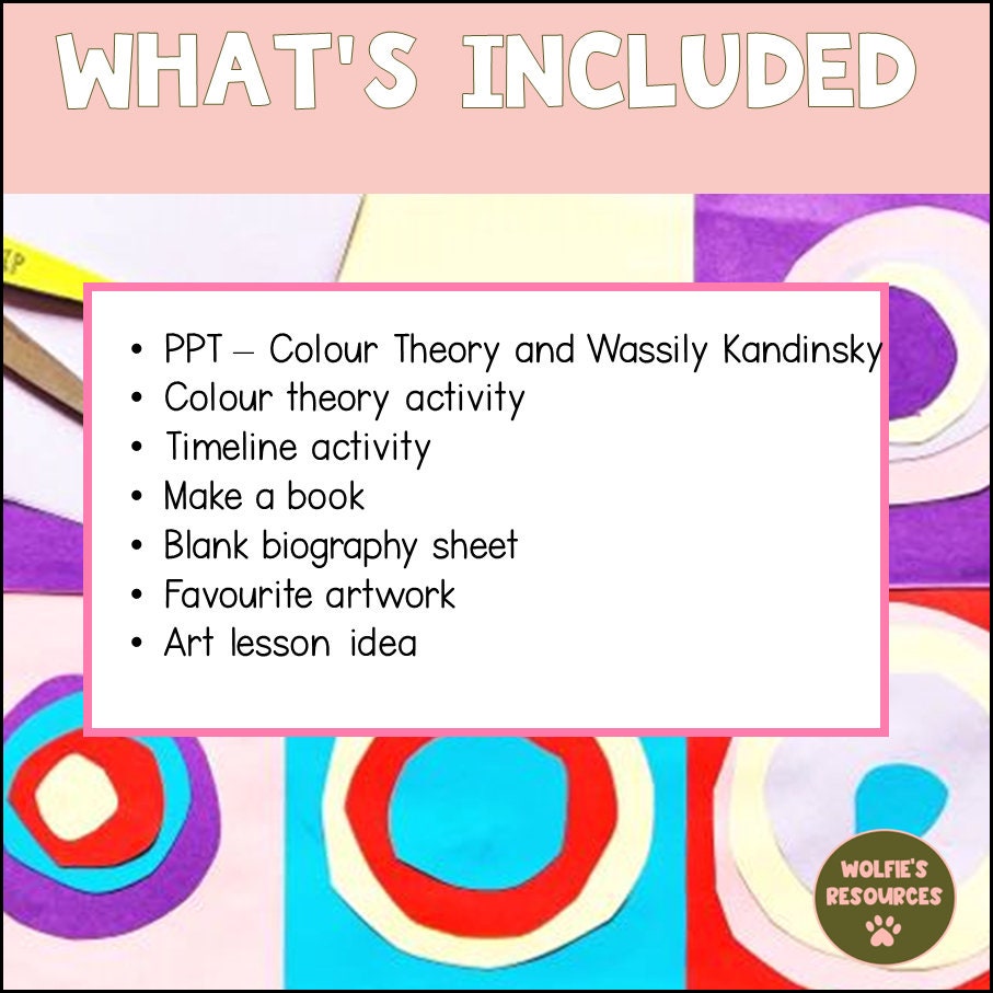 Wassily Kandinsky Power Point and Activities - Etsy