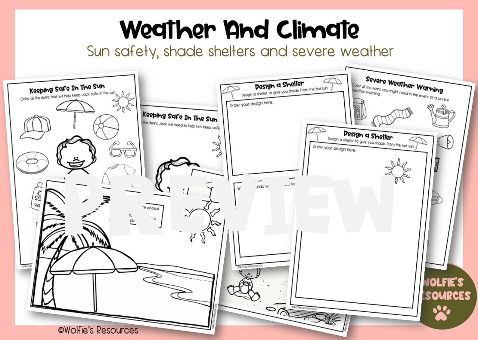 Kindergarten Weather and Climate | Etsy