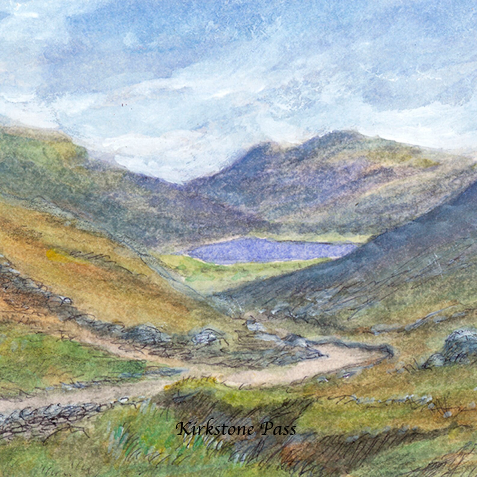 Watercolour Prints of Lake District Watercolours by Whitby - Etsy UK