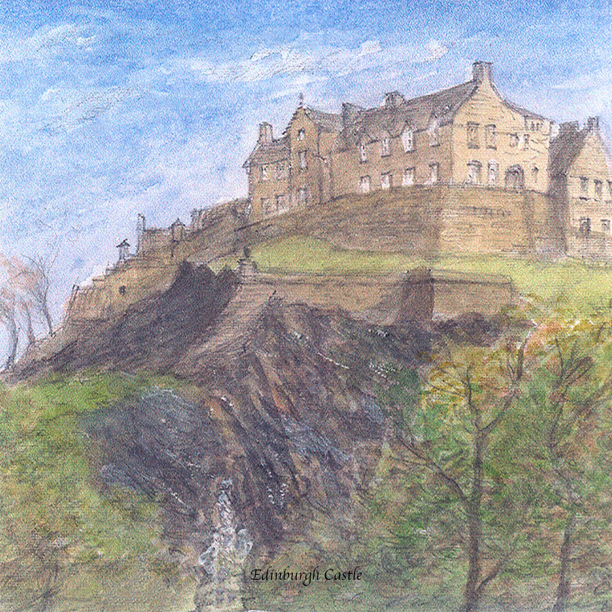 Coasters of Scotland Castles From Watercolours by Whitby Artist Colin ...