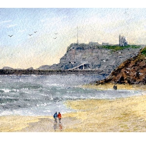 Whitby and the Yorkshire Coast Watercolour Framed and Mounted Prints by ...