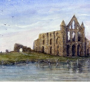 Whitby and the Yorkshire Coast Watercolour Framed and Mounted Prints by ...