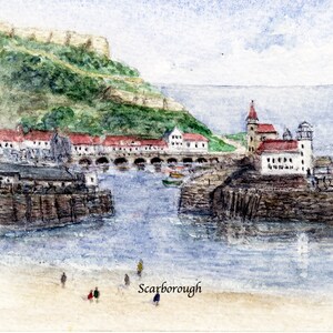 Watercolour Prints of Whitby and the Yorkshire Coast, Framed or Mounted ...