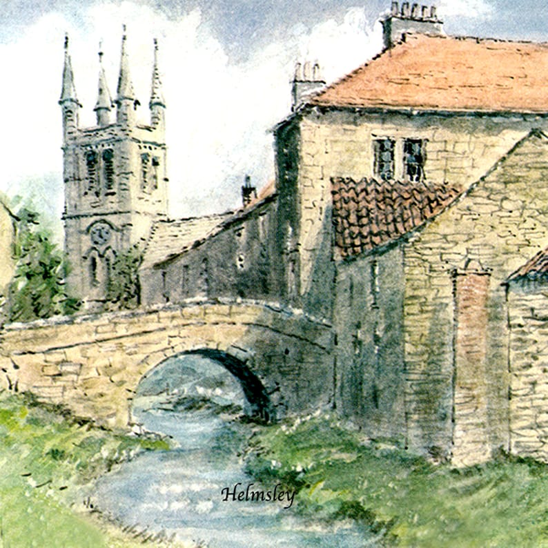 Watercolour Prints of Yorkshire Watercolours, Framed And/or Mounted by ...