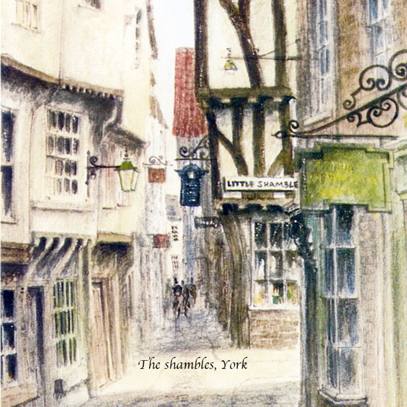 Watercolour Prints of Yorkshire Watercolours, Framed And/or Mounted by ...