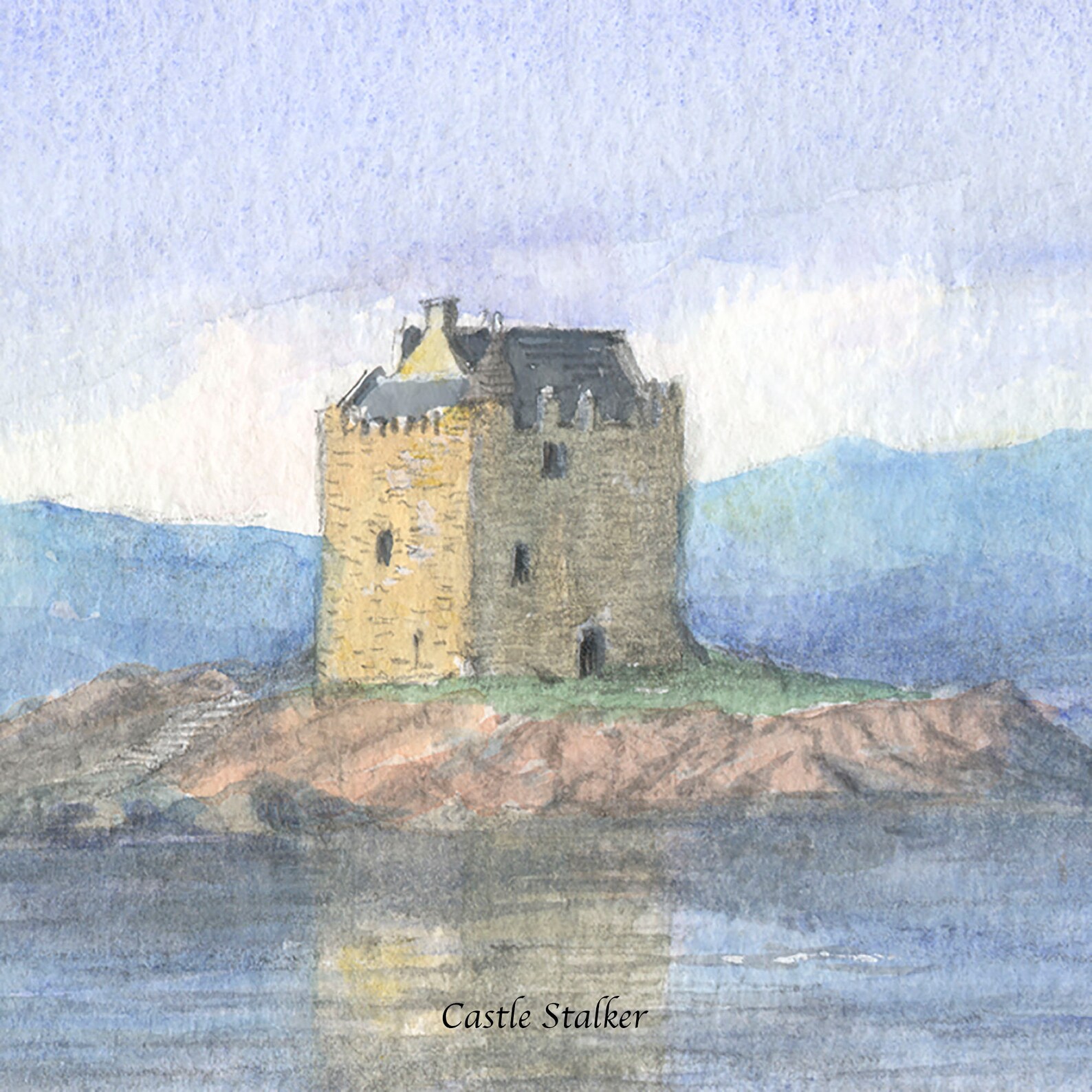 Coasters of Scotland Castles From Watercolours by Whitby - Etsy UK
