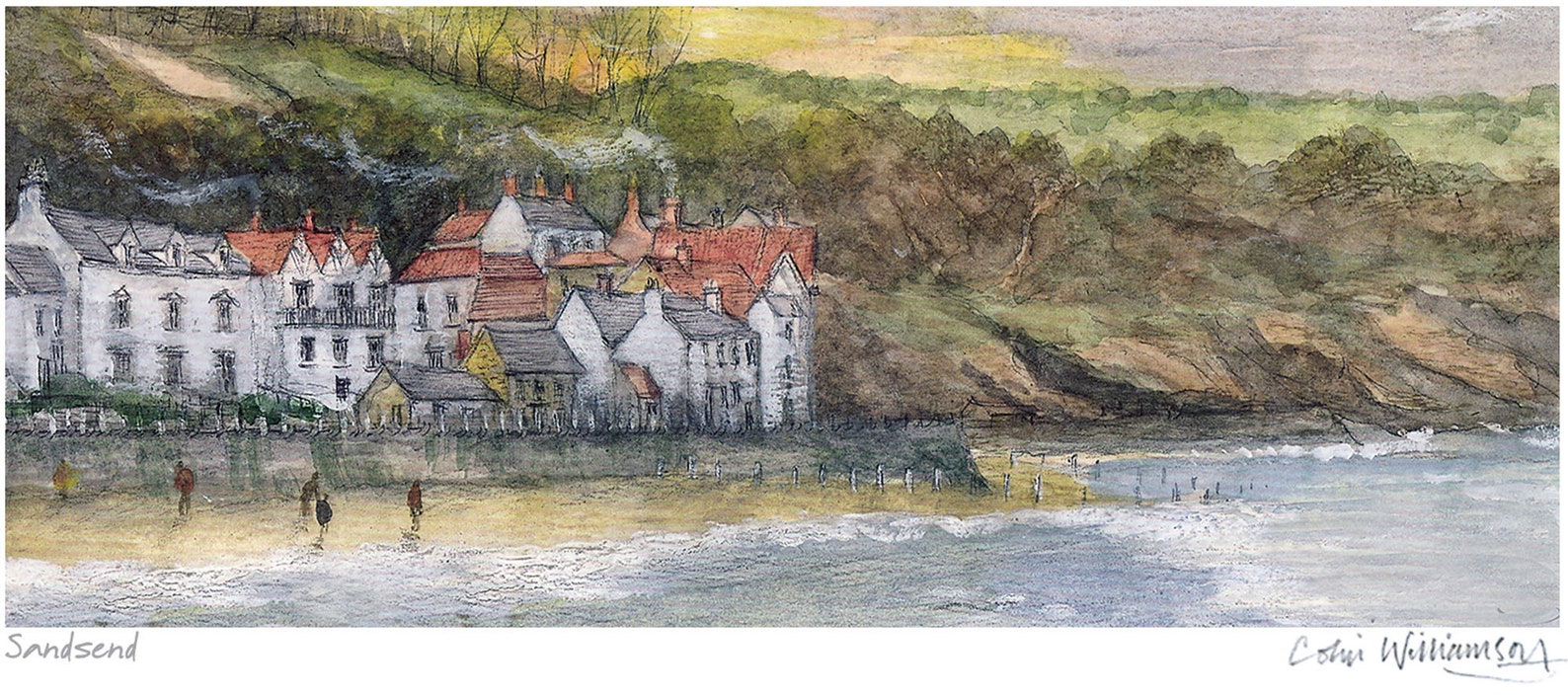 Whitby and the Yorkshire Coast Watercolour Framed and Mounted Prints by ...