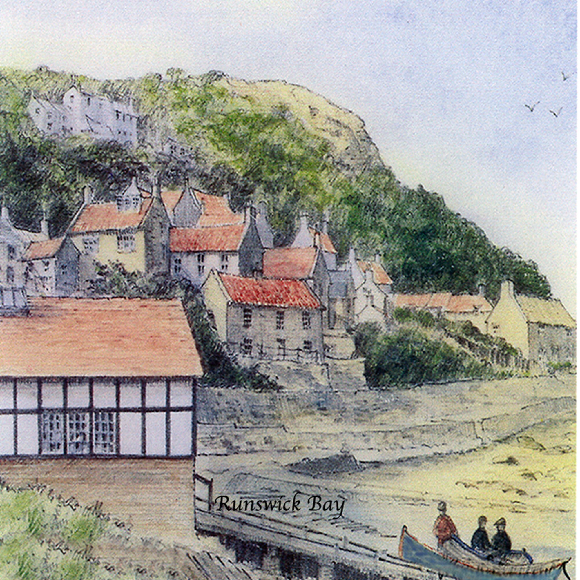 Watercolour Prints of Whitby and the Yorkshire Coast, Framed or Mounted ...