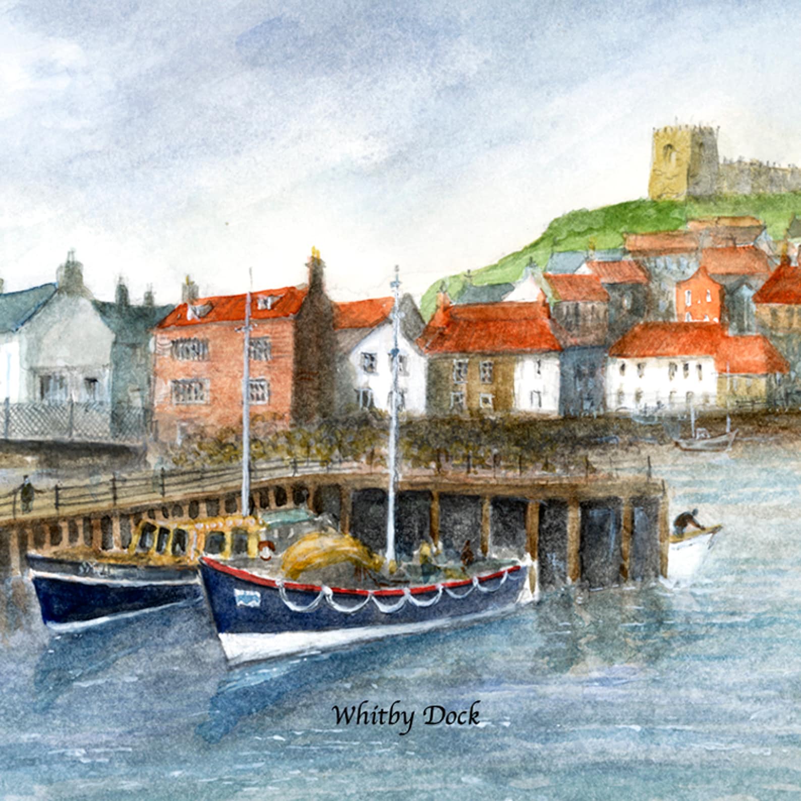 Watercolour Prints of Whitby and the Yorkshire Coast, Framed And/or ...