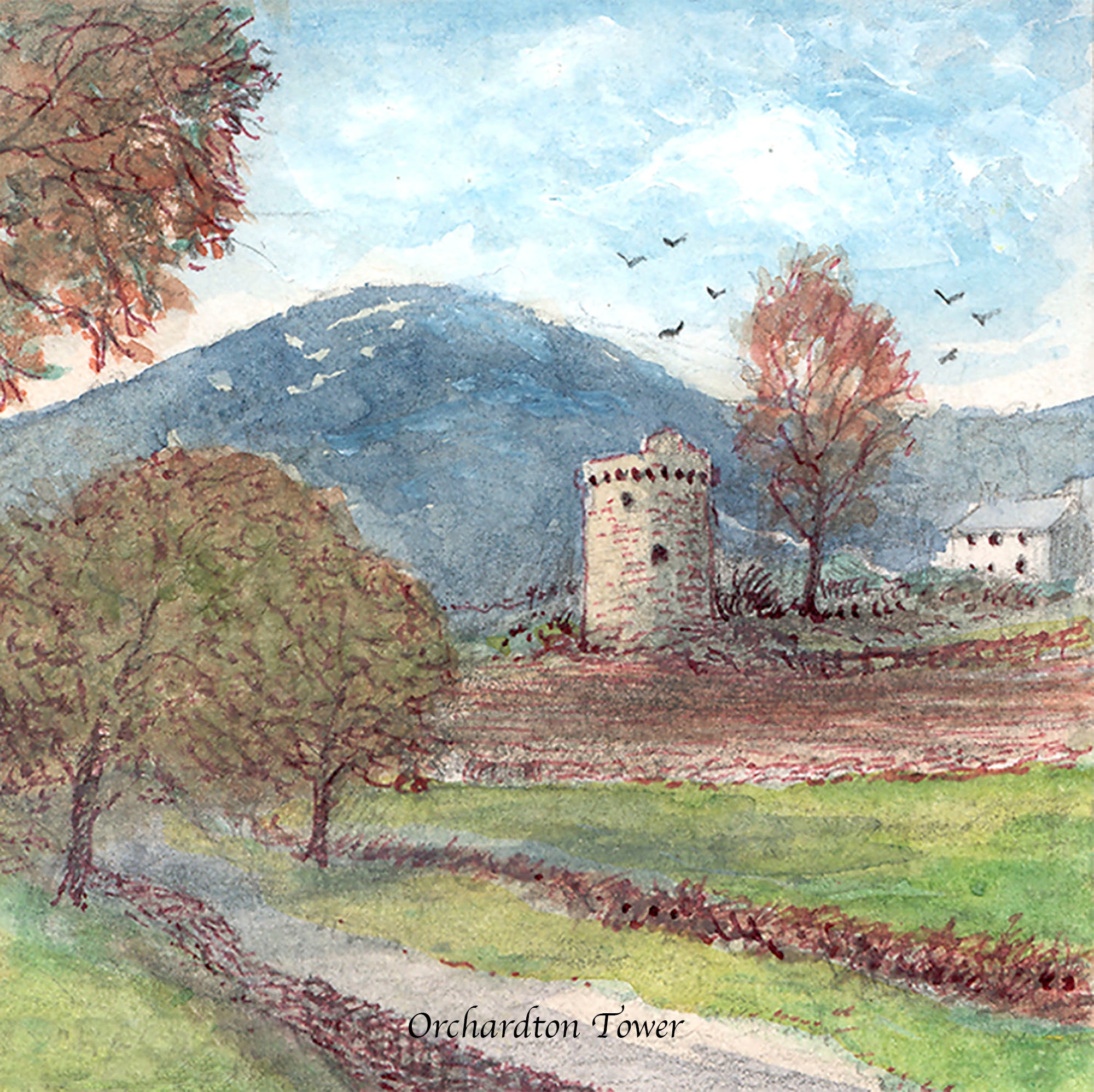 Coasters of Scotland Castles From Watercolours by Whitby Artist Colin ...