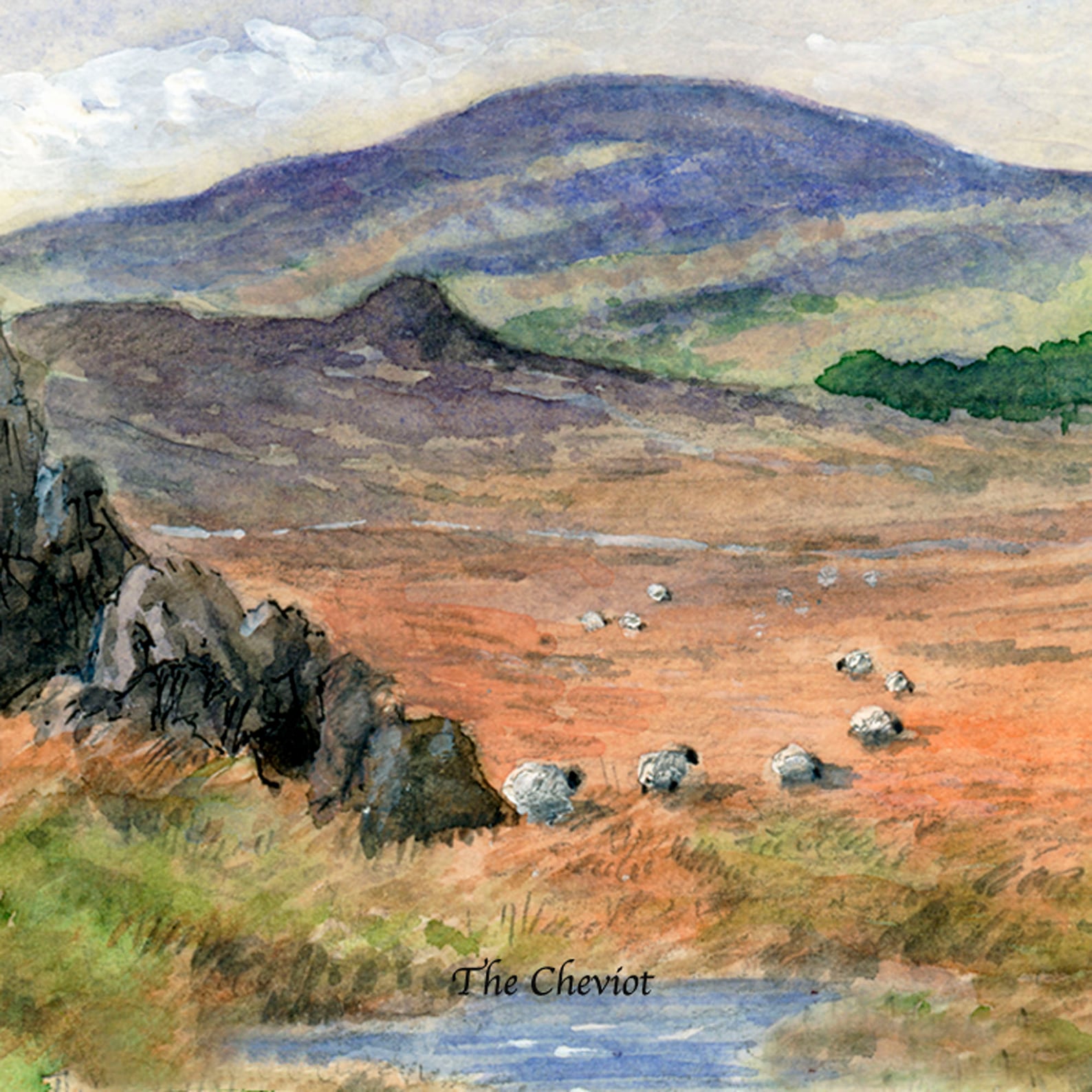 Coasters of Northumberland Watercolours by Whitby Artist Colin ...