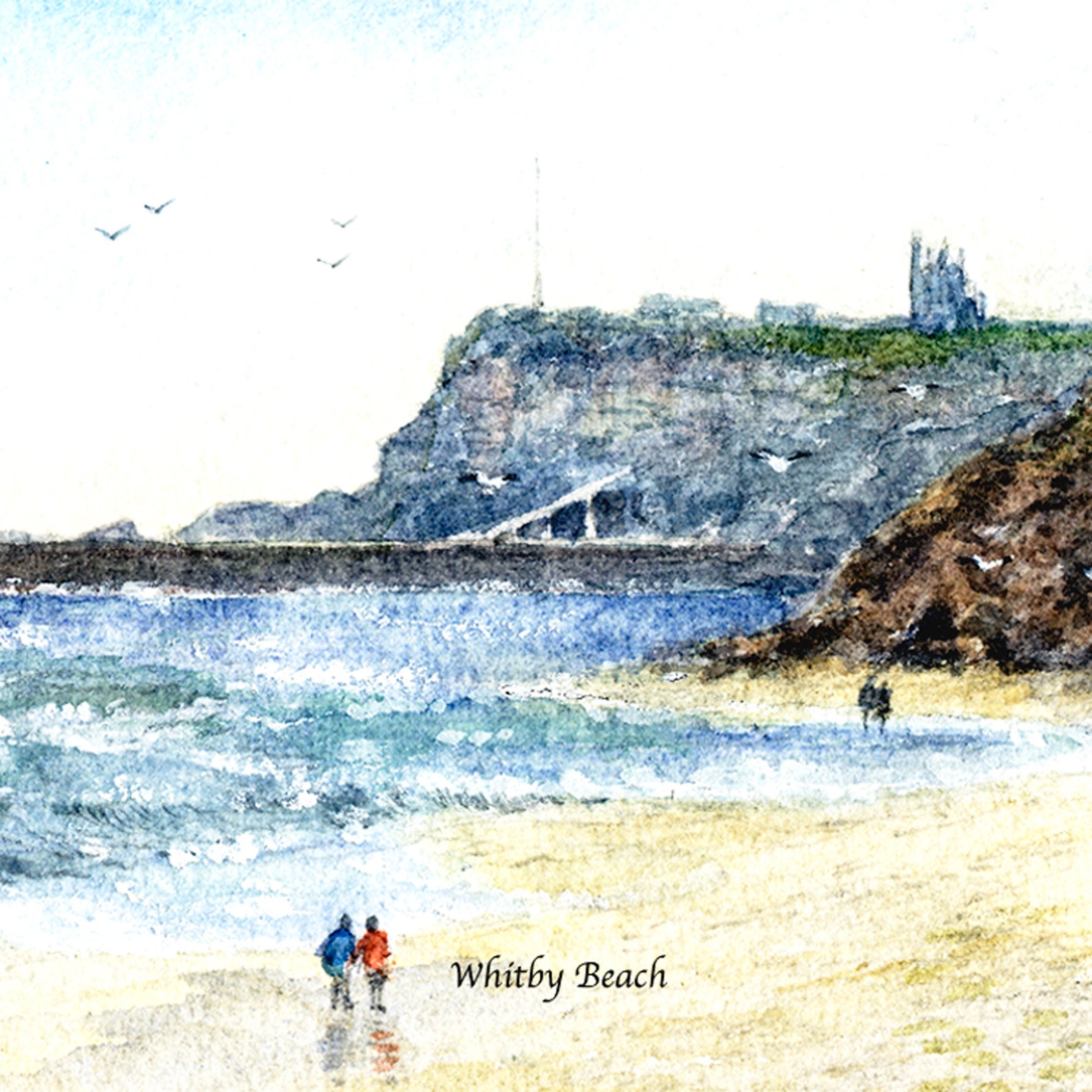 Watercolour Prints of Whitby and the Yorkshire Coast, Framed And/or ...