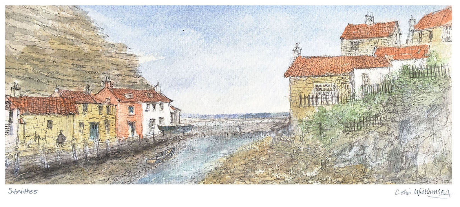 Whitby and the Yorkshire Coast Watercolour Framed and Mounted Prints by ...