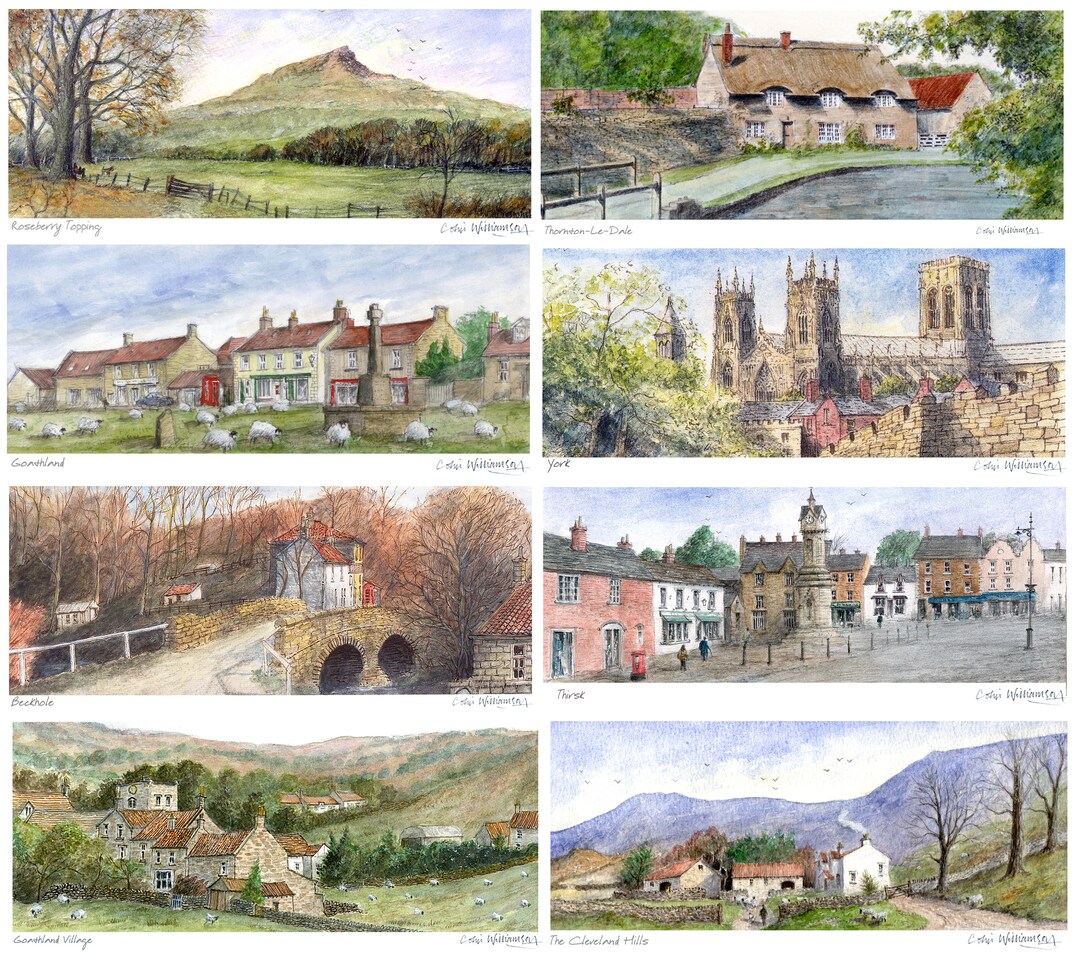 Yorkshire Watercolour Framed And/ or Mounted Prints by Whitby Artist ...