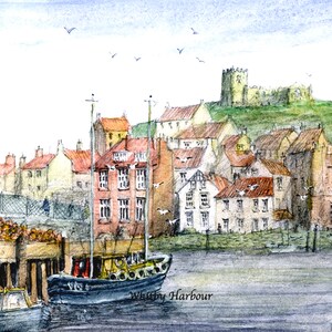 Watercolour Prints of Whitby and the Yorkshire Coast, Framed or Mounted ...