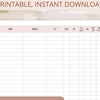 Printable Order Tracker, Printable Tracker, Vertical Order Tracker ...