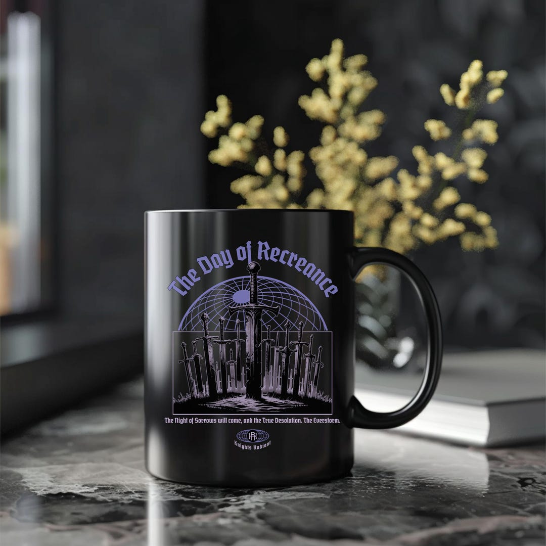 Stormlight Archive Mug: Day of Recreance Swords Design - Etsy