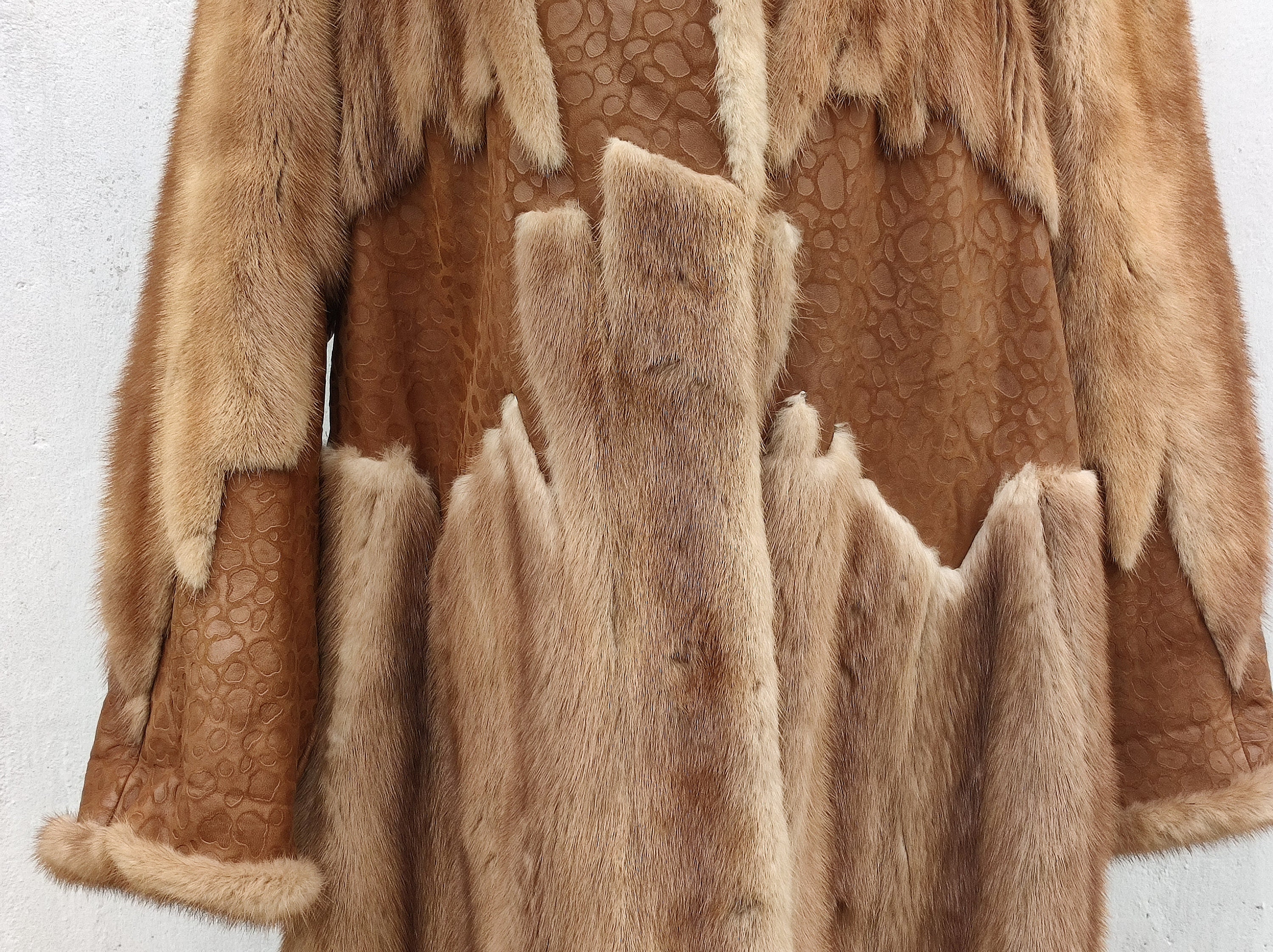 Luxurious Real Mink Fur Coat Large Size DE42 - Etsy