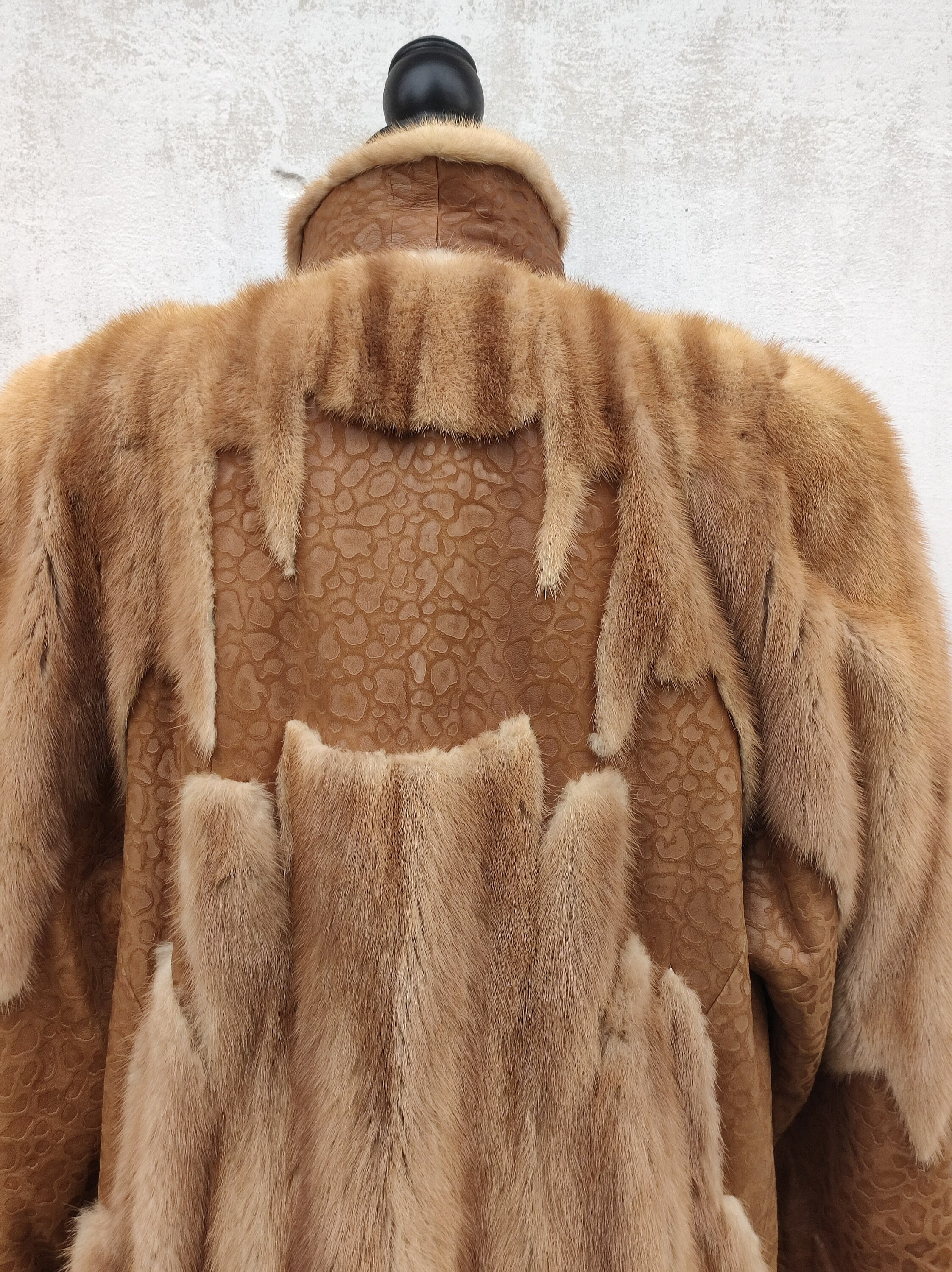 Luxurious Real Mink Fur Coat Large Size DE42 - Etsy