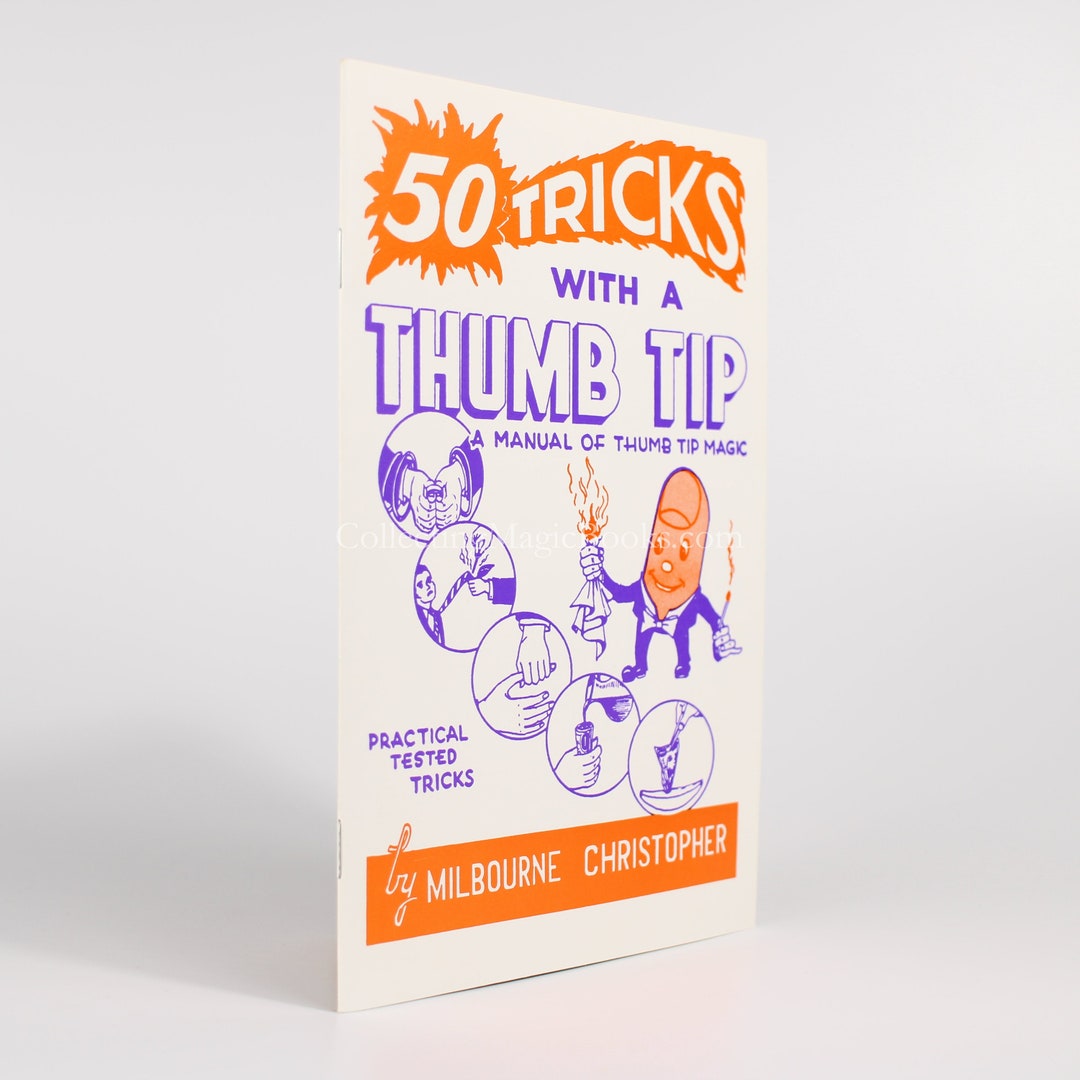 50 Tricks With a Thumb Tip Milbourne Christopher. Vintage - Etsy