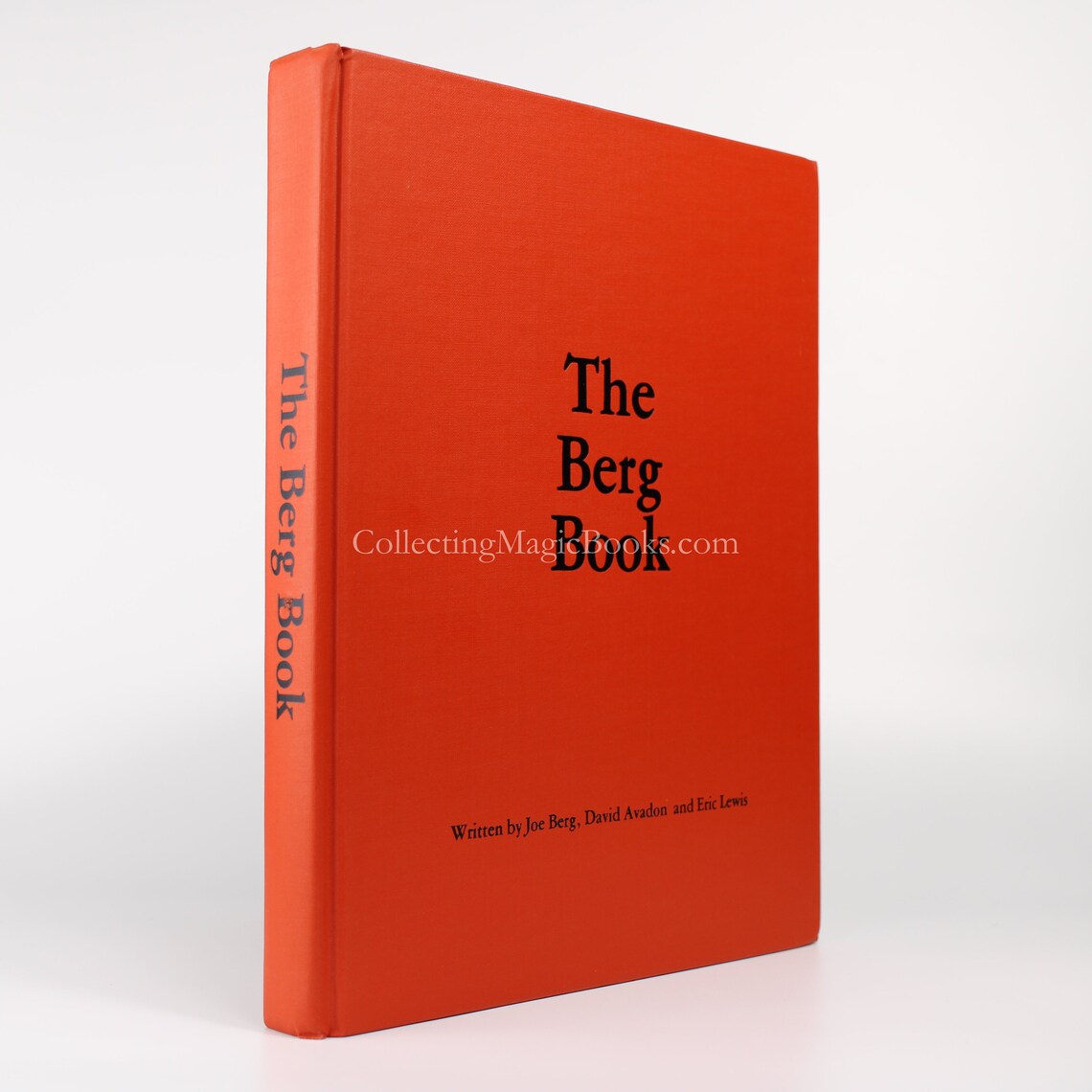 The Berg Book Joe Berg, David Avadon and Eric Lewis. Libro de trucos de ...