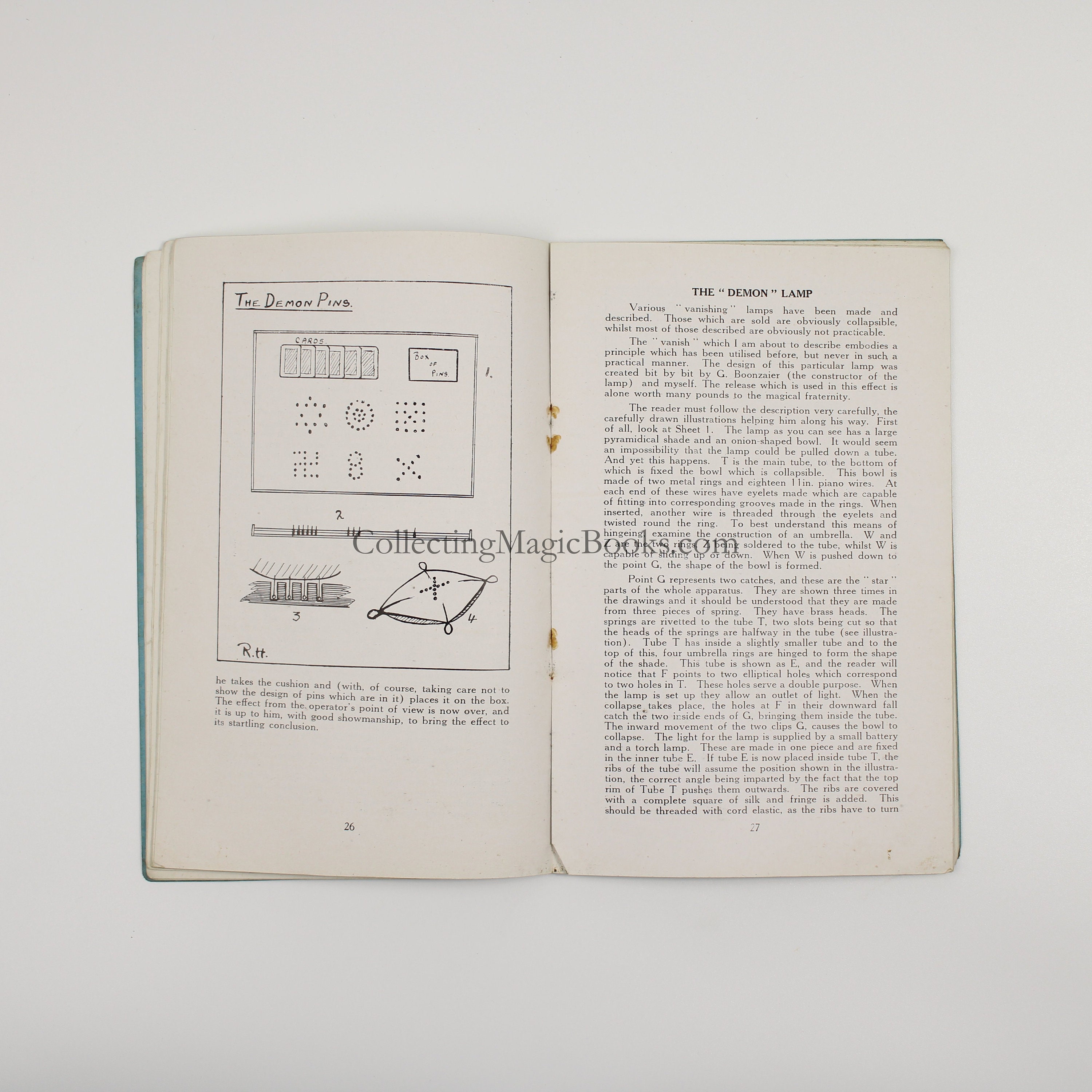 Demon Magic Robert Harbin. Vintage Magic Trick Book for - Etsy