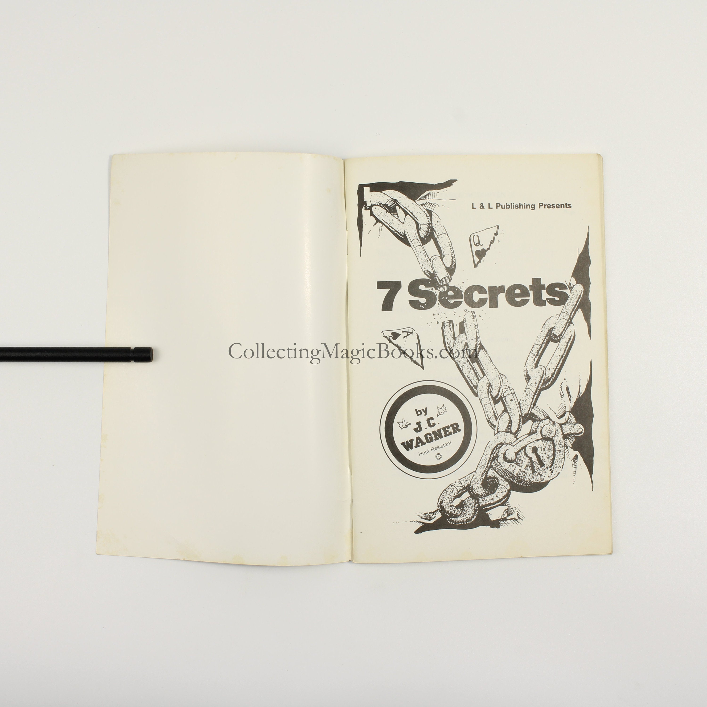 7 Secrets J. C. Wagner. Vintage Magic Trick Book for Magicians. 1990 ...