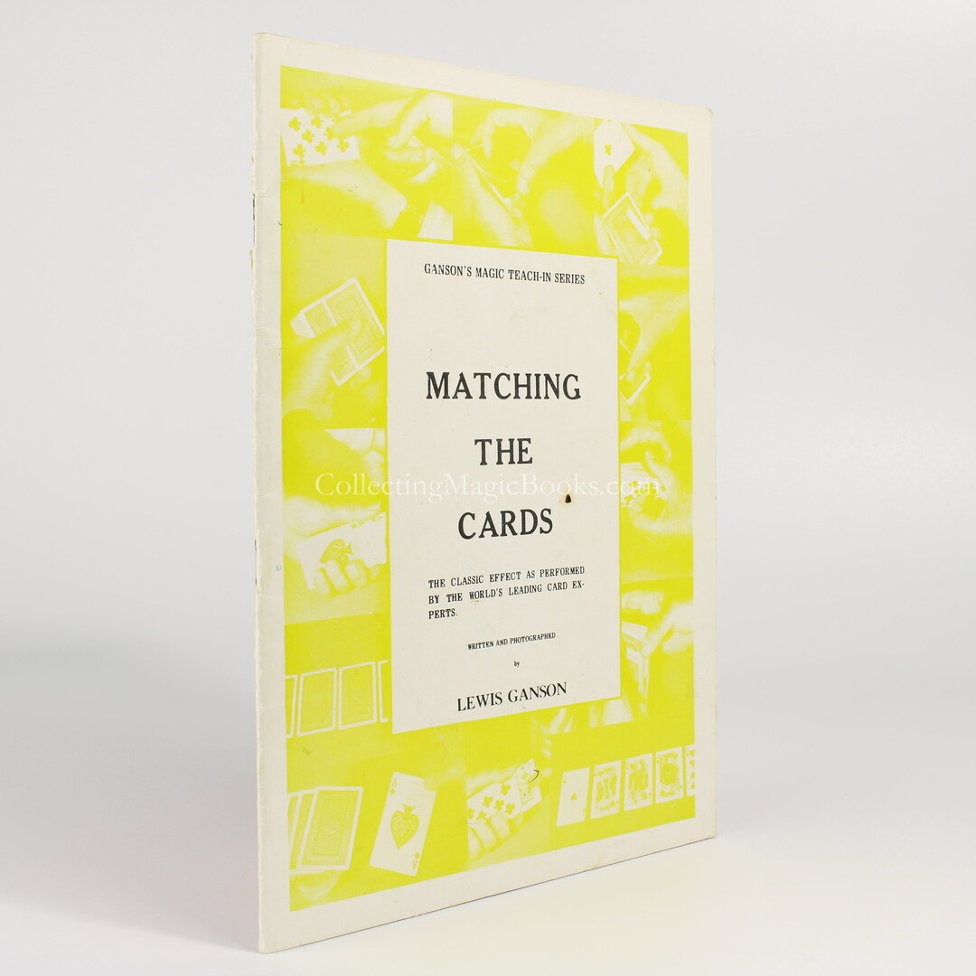 Matching the Cards teach-in Series Lewis Ganson. Vintage Magic Trick ...