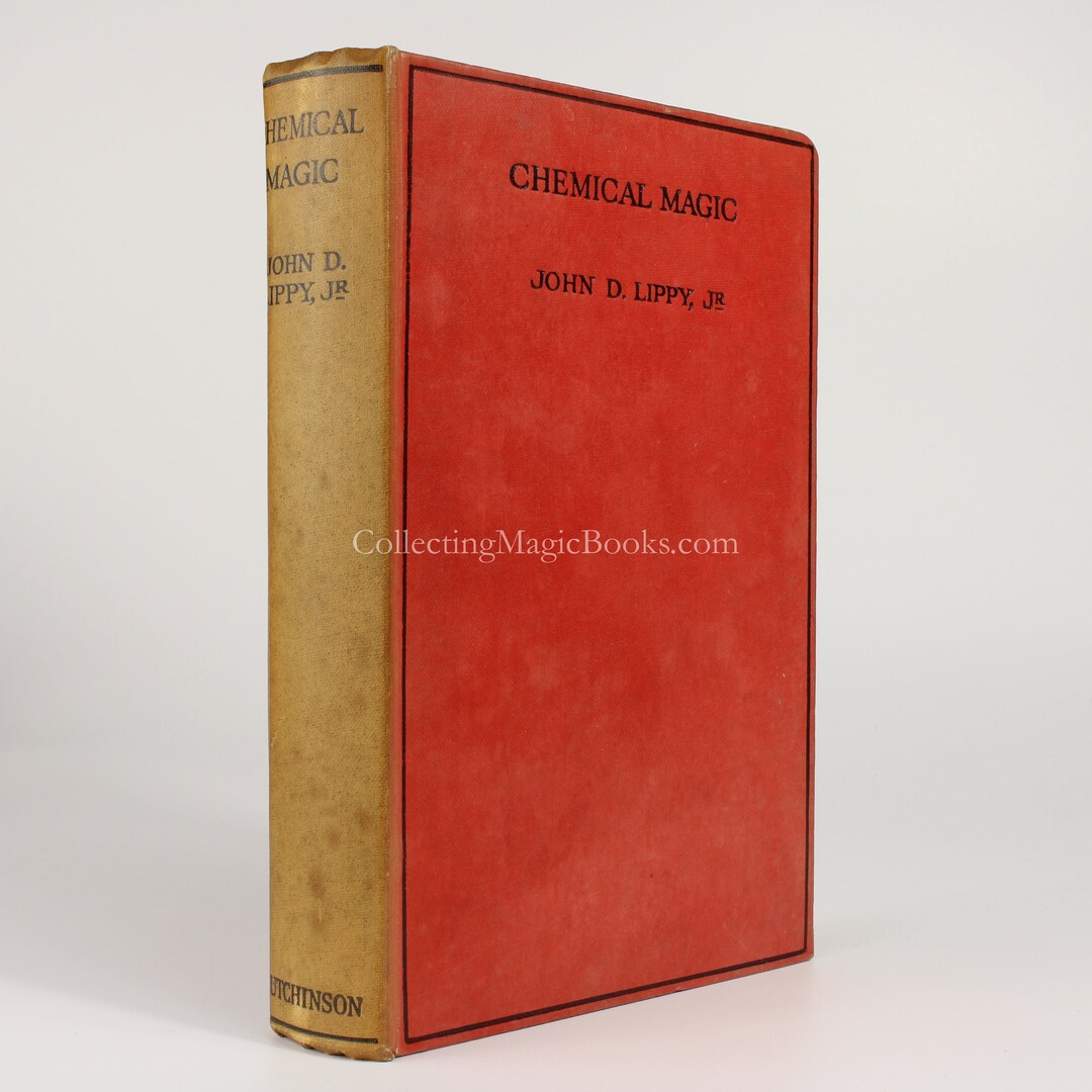 Chemical Magic John D. Lippy Jnr.. Vintage Magic Trick Book for ...