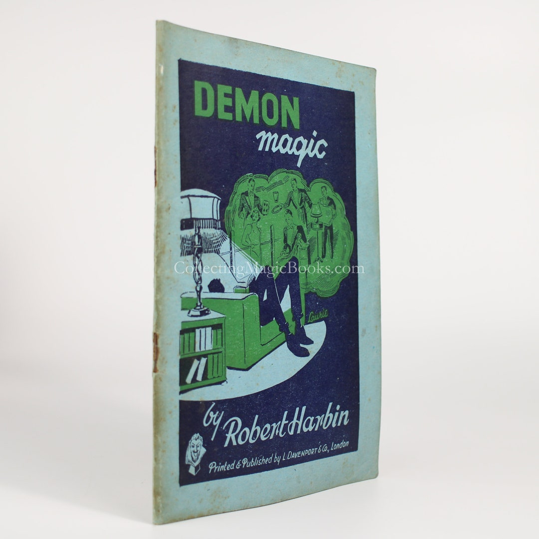 Demon Magic Robert Harbin. Vintage Magic Trick Book for - Etsy