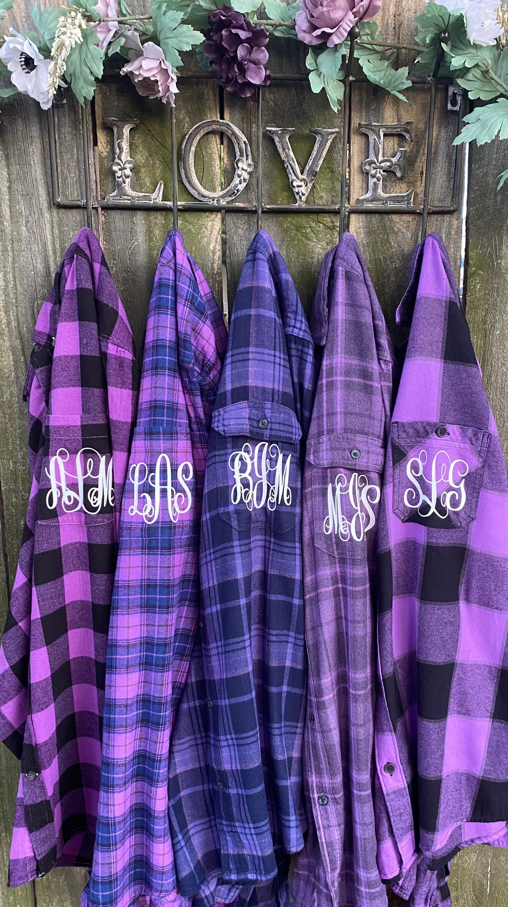 Purple Flannel Shirt Women - Etsy