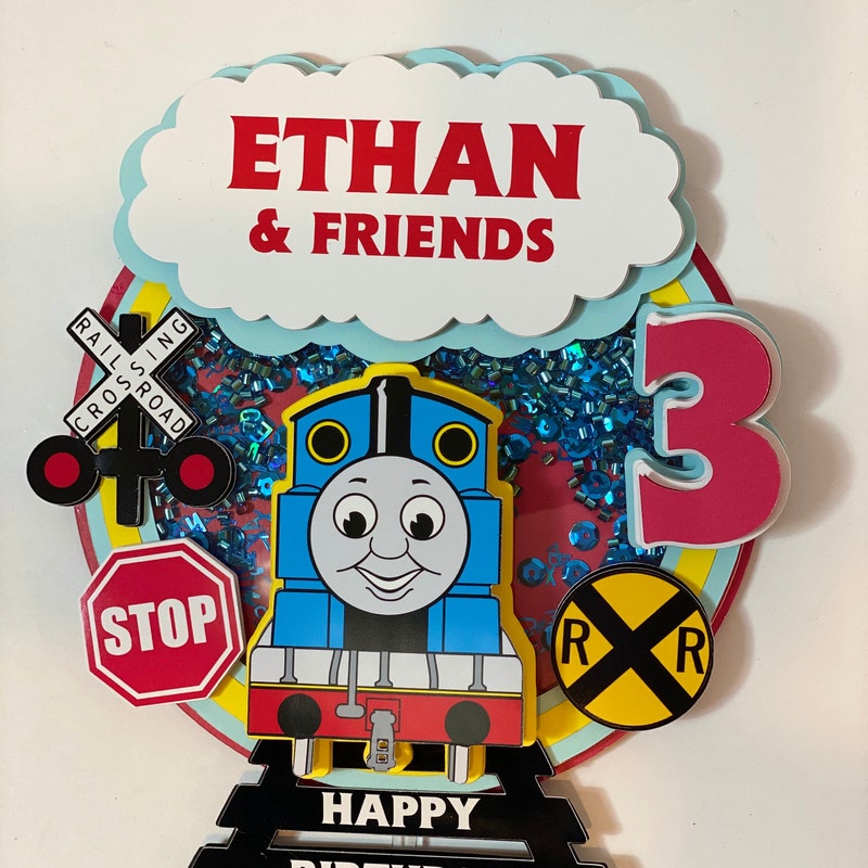 Train Cake Topper - Etsy