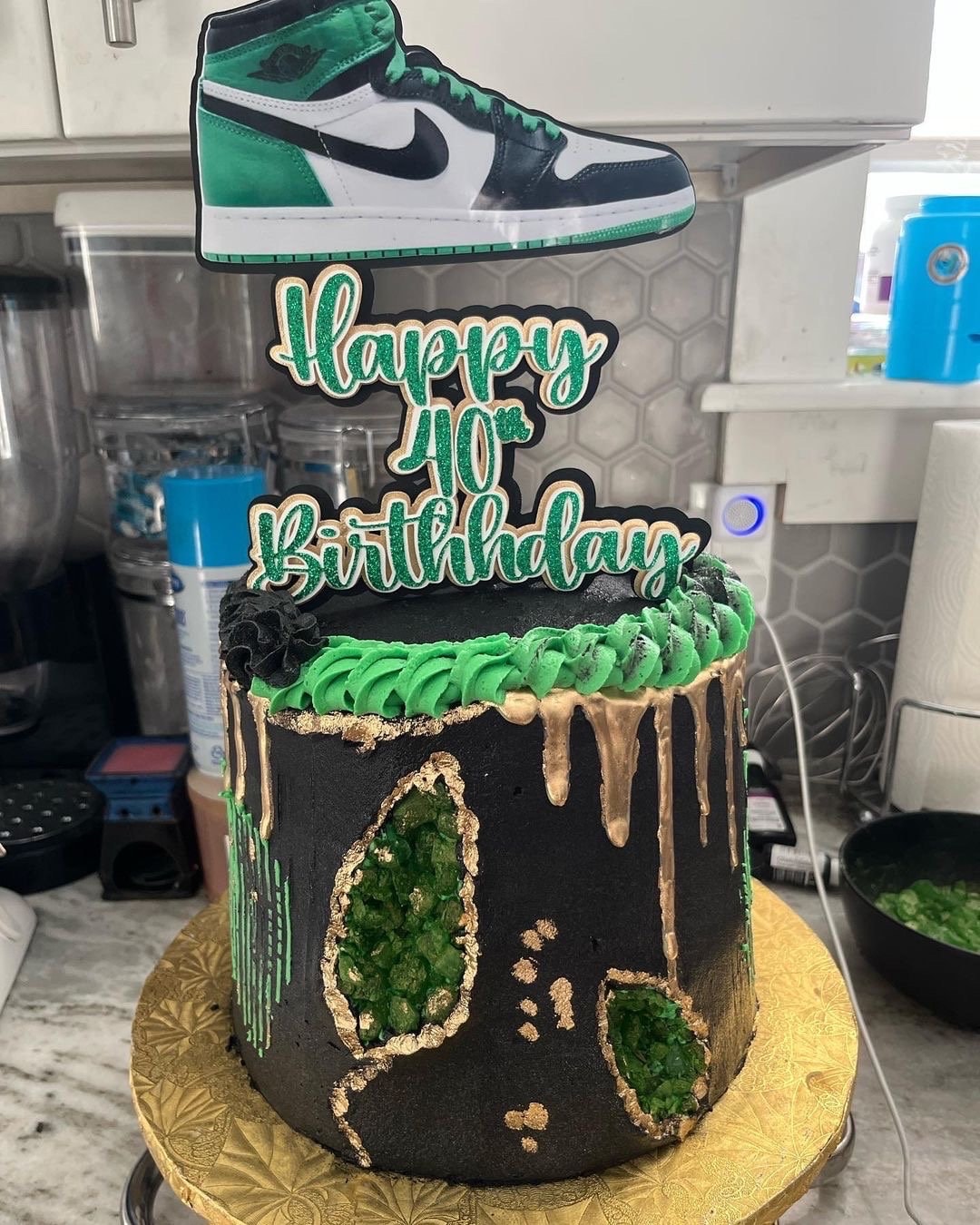 Sneaker Ball Cake Topper, Sneaker Ball Cake, Sneaker Ball Decorations ...