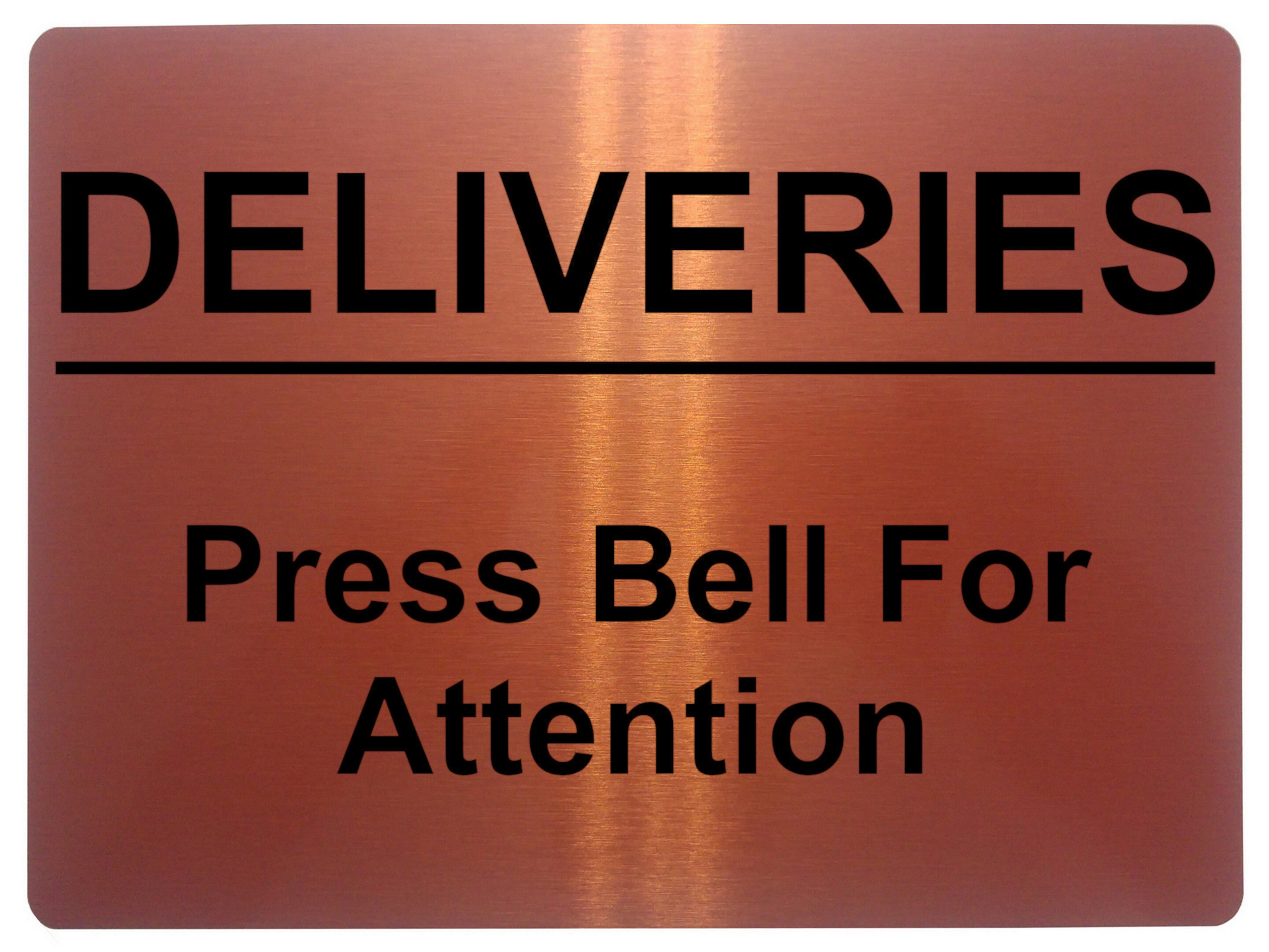 1141 DELIVERIES Press Bell For Attention Metal Aluminium | Etsy