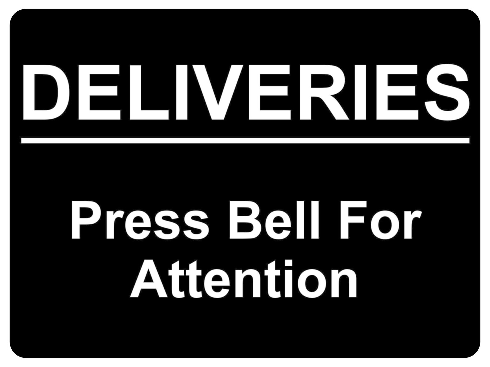 1141 DELIVERIES Press Bell For Attention Metal Aluminium | Etsy